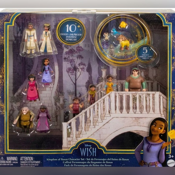 Disney | Toys | Small Disney Wish Character Collection With Colorful ...